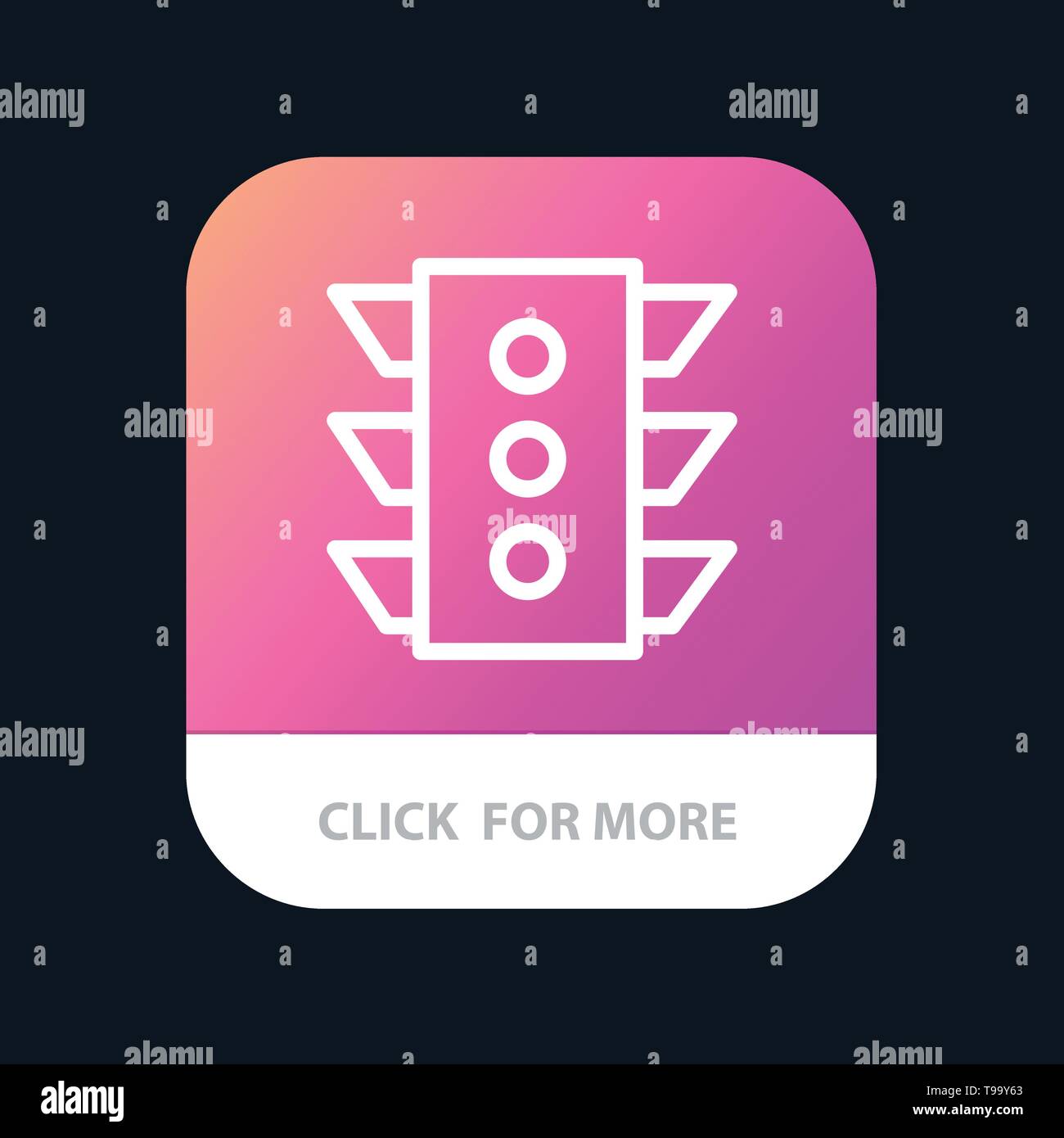 Light Crossing Signal Button Stock Vector Images Alamy