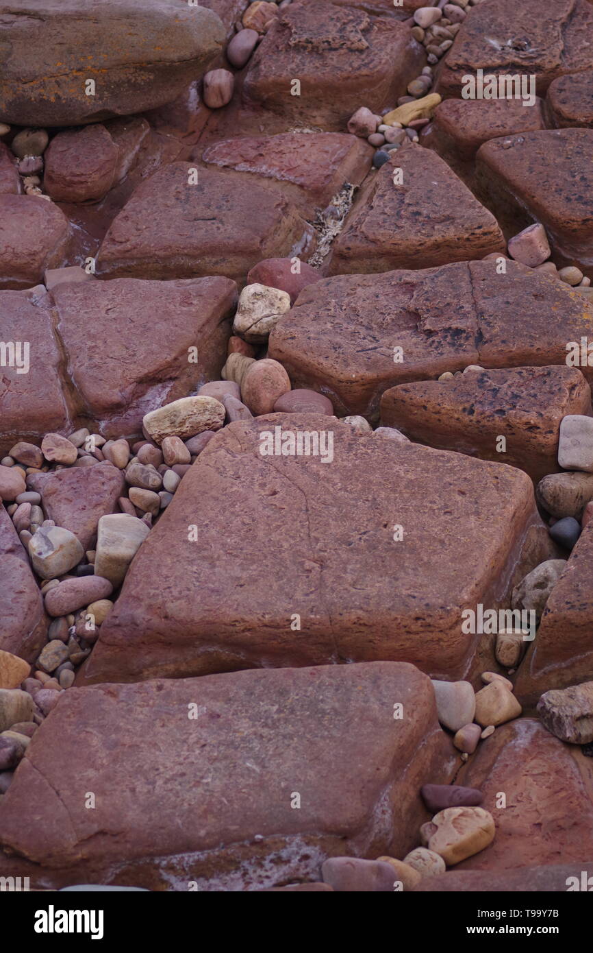 Conjugate Joints in Red Carboniferous Sandstone Exposed along the Fife ...