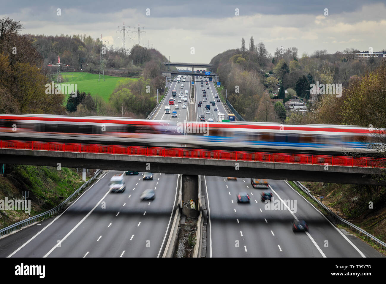 Motorway traffic management system hi-res stock photography and images ...