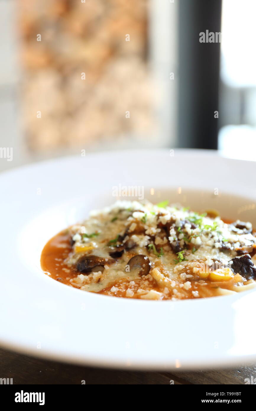spaghetti beef stew Stock Photo - Alamy