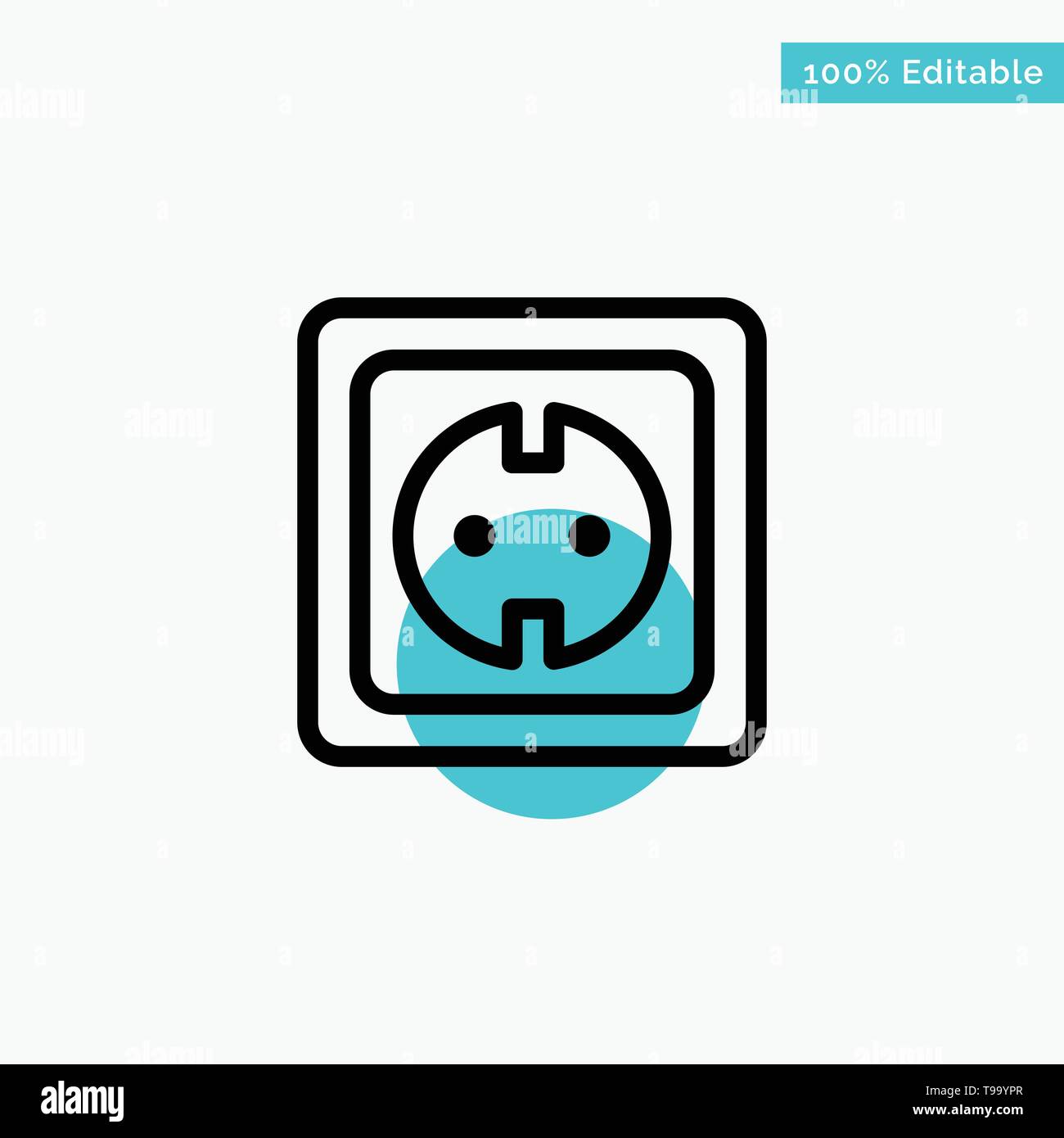 Power point outlet plug socket Stock Vector Images - Alamy