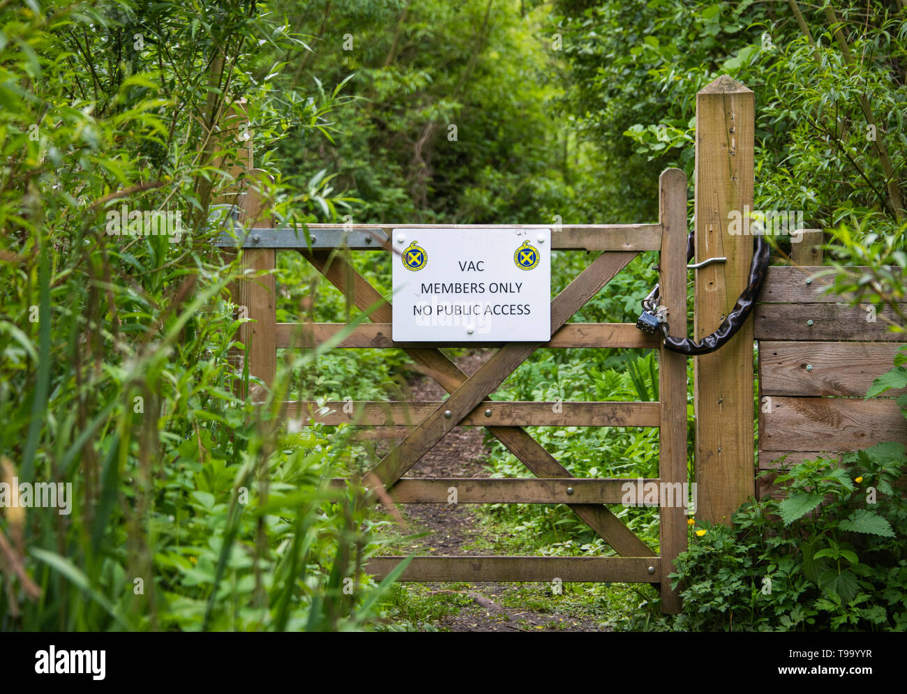 Verulam angling club sign hi-res stock photography and images - Alamy