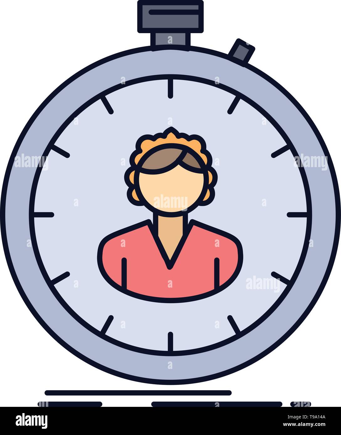 Female relay runner Stock Vector Images - Alamy