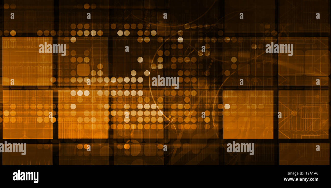 Data Solutions Science Presentation Background Abstract Art Stock Photo ...