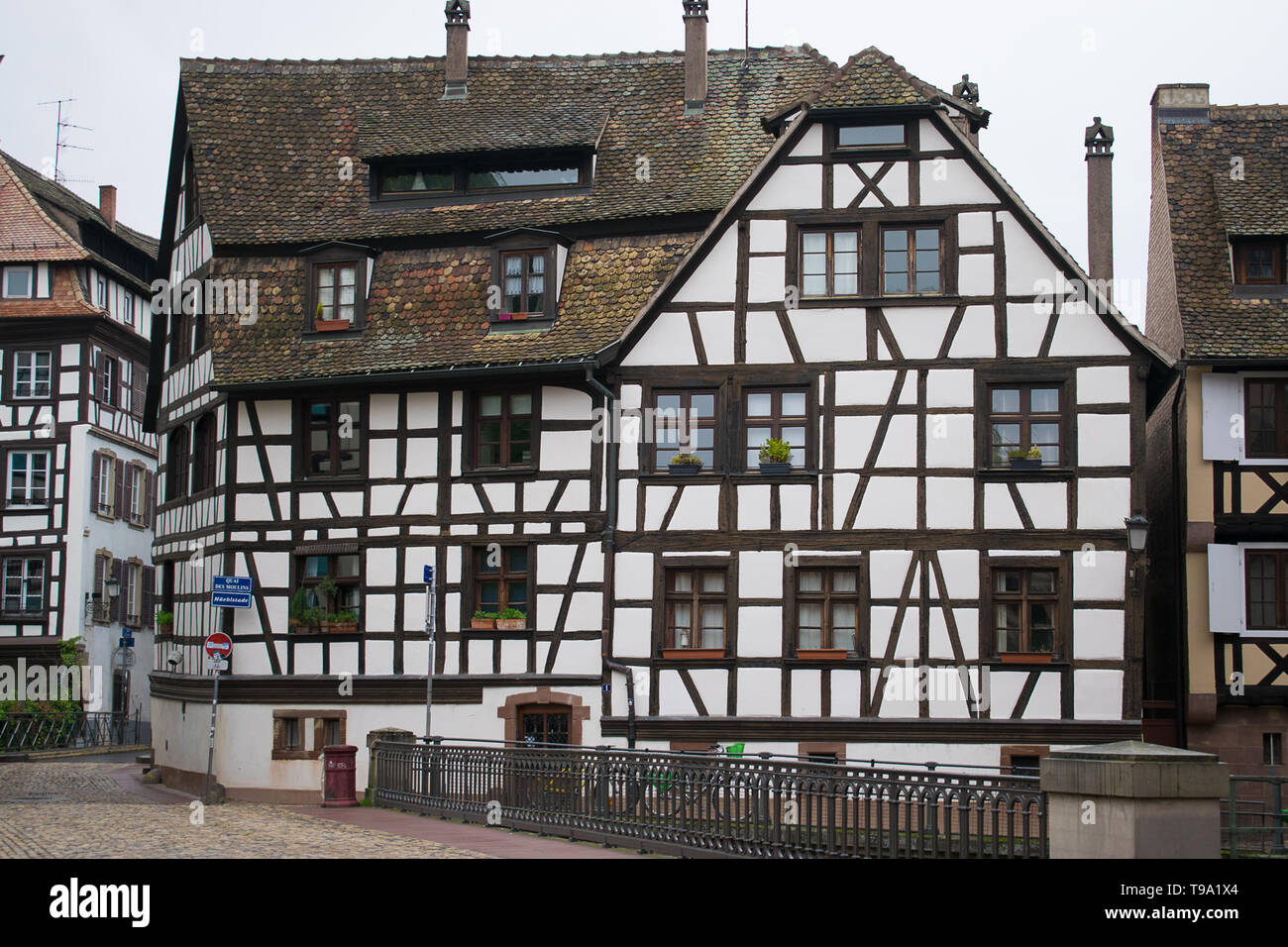 Old streets of Strasbourg, Germany, Old Europe Stock Photo - Alamy