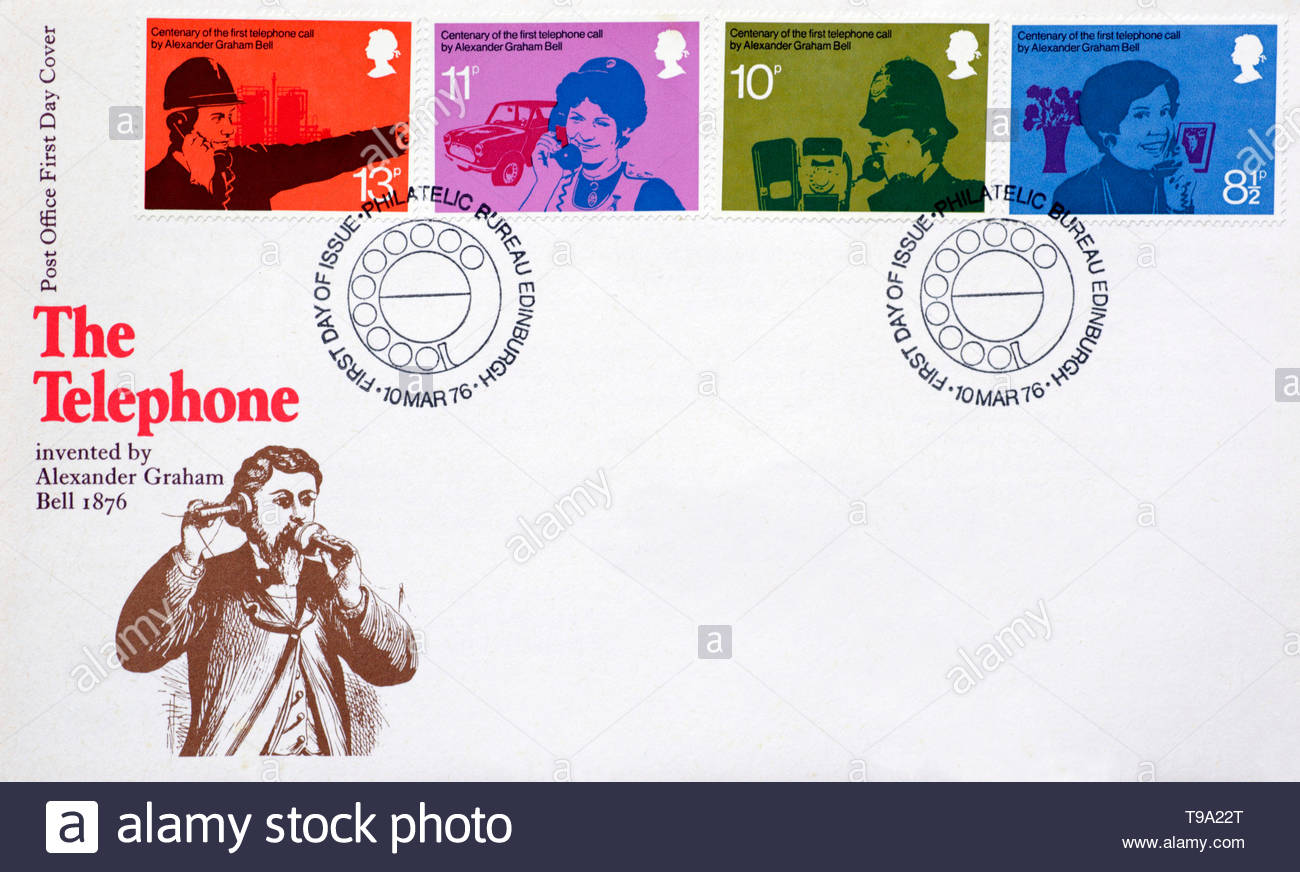 Alexander graham bell postage stamp hi-res stock photography and images ...