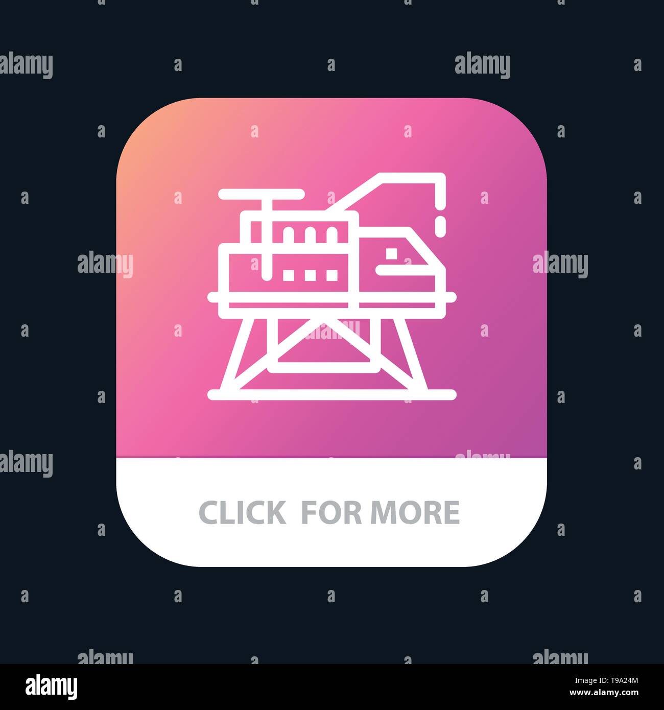 Mobile hydraulic platform Stock Vector Images - Alamy