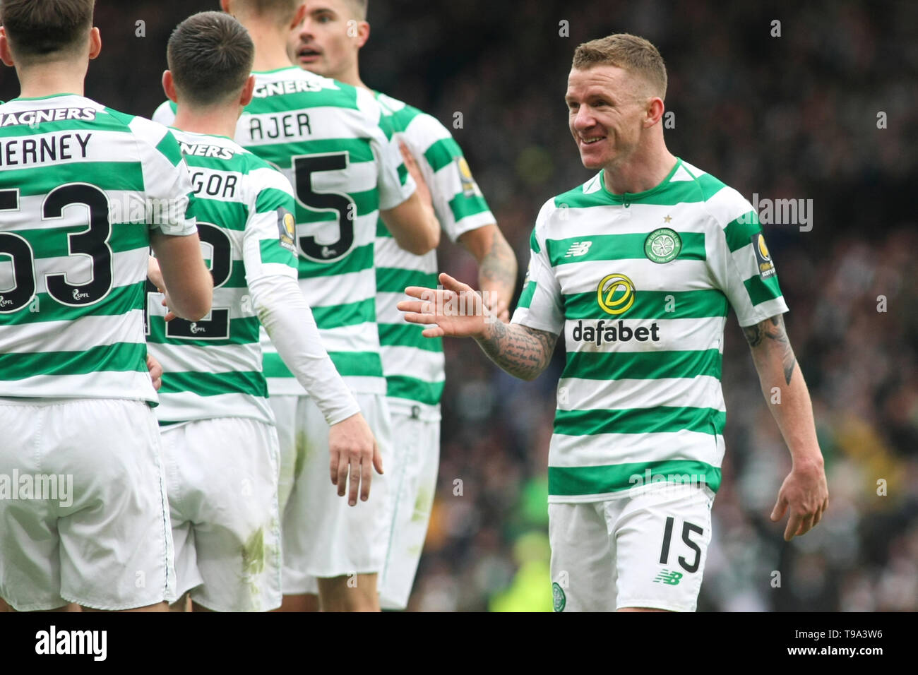 Glasgow, Scotland - April 14. Jonathan Hayes of Celtic during the ...