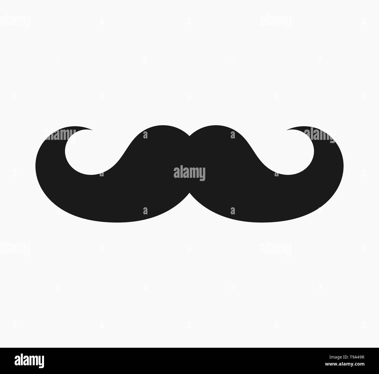 Moustache icon. Vector illustration Stock Vector Image & Art - Alamy
