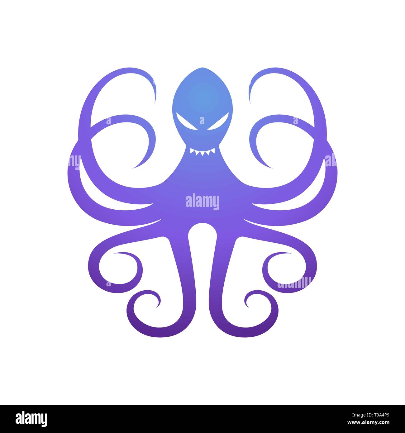 Angry octopus Cut Out Stock Images & Pictures - Alamy