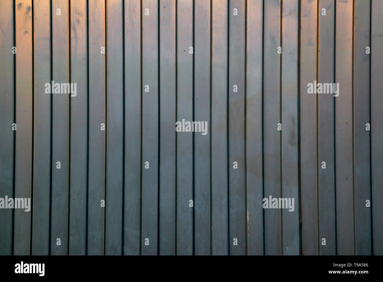 Industrial building wall made of metal sheet, flat background photo ...