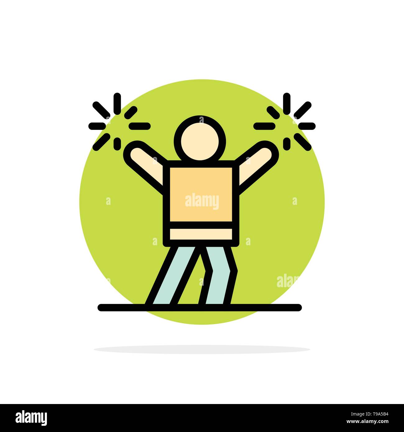 Cheerleader icon hi-res stock photography and images - Alamy
