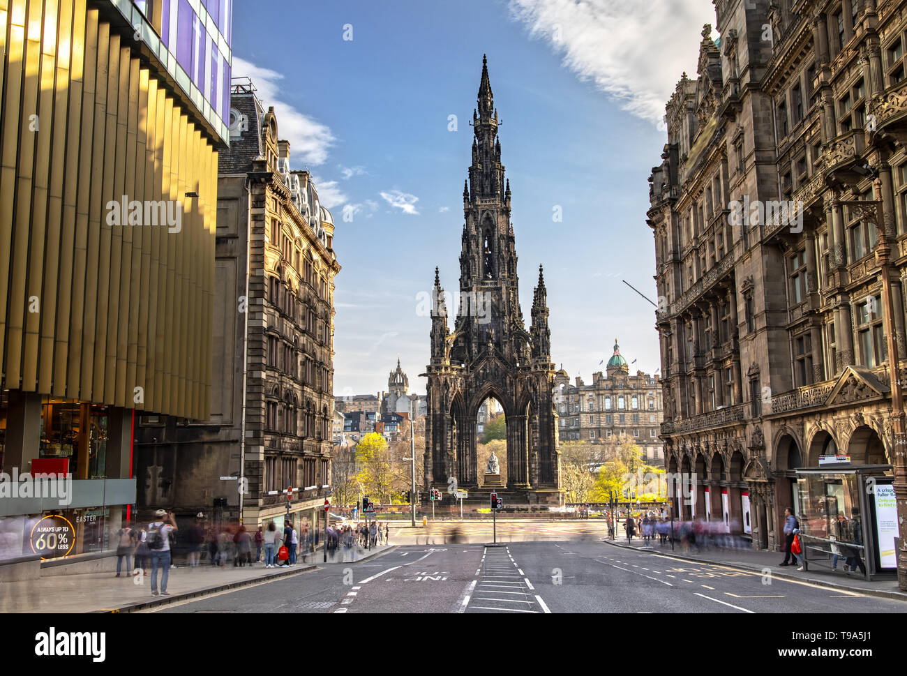 The Scott Monument in Edinburgh, Scotland Stock Photo - Alamy