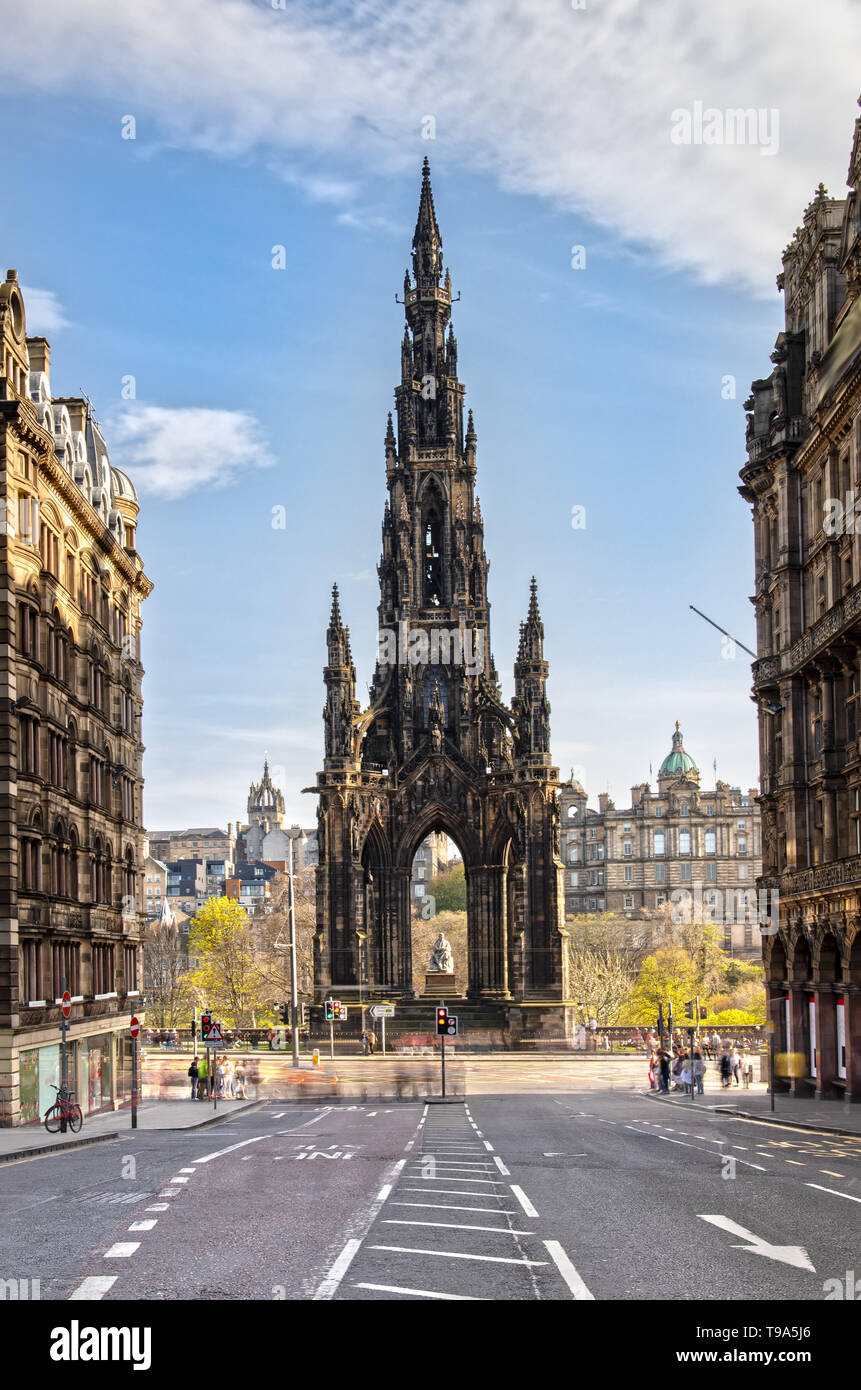 The Scott Monument in Edinburgh, Scotland Stock Photo - Alamy