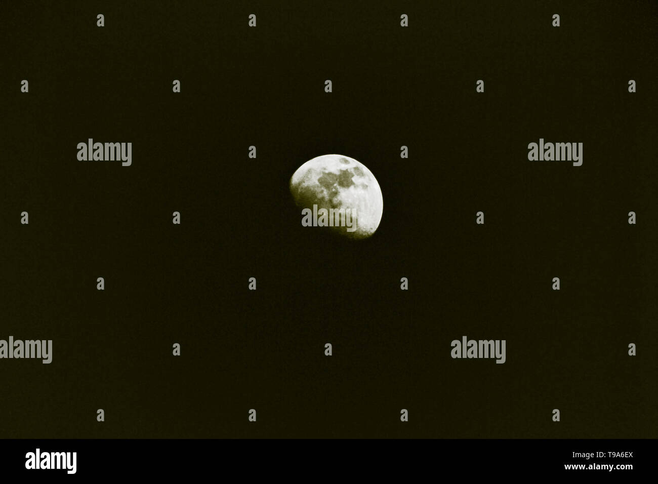 Solar System Crescent Moon