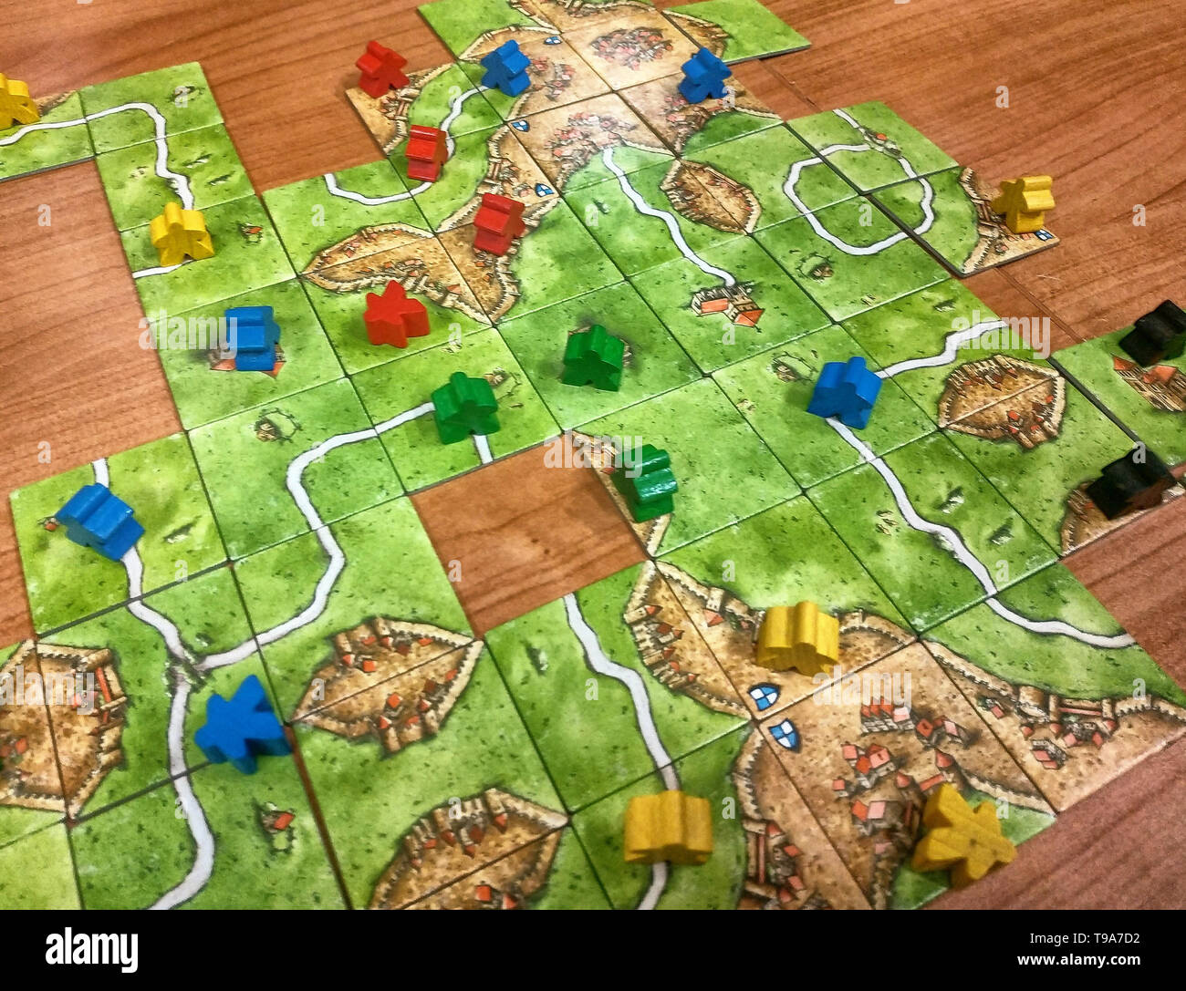 Turin, Piedmont, Italy. May 2019. Strategy board game, set inspired by ...