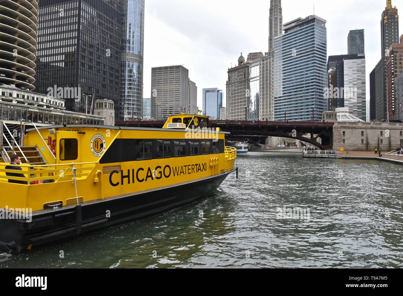 Iconic view of Chicago, Illinois, USA Stock Photo - Alamy