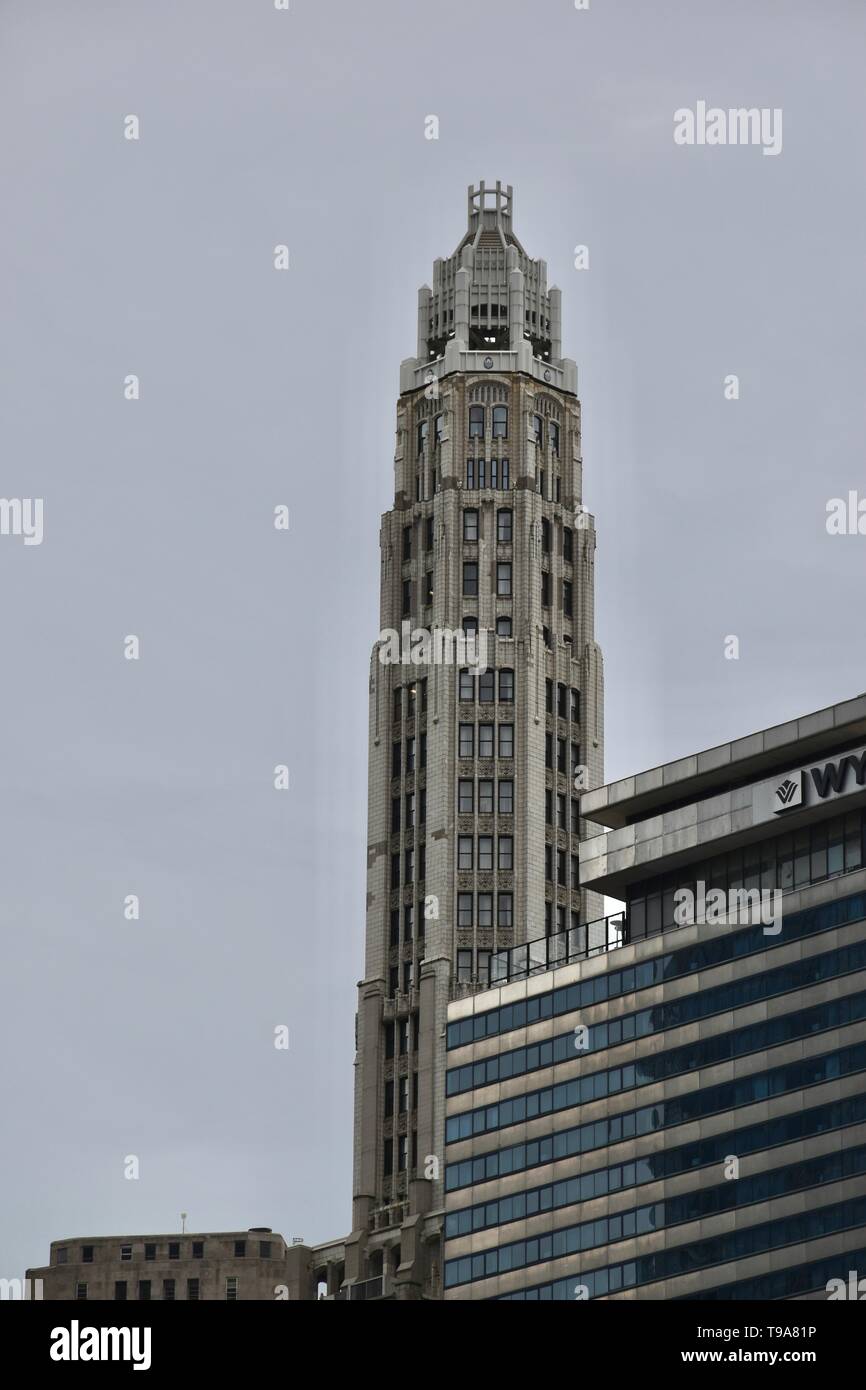 Iconic view of Chicago, Illinois, USA Stock Photo - Alamy