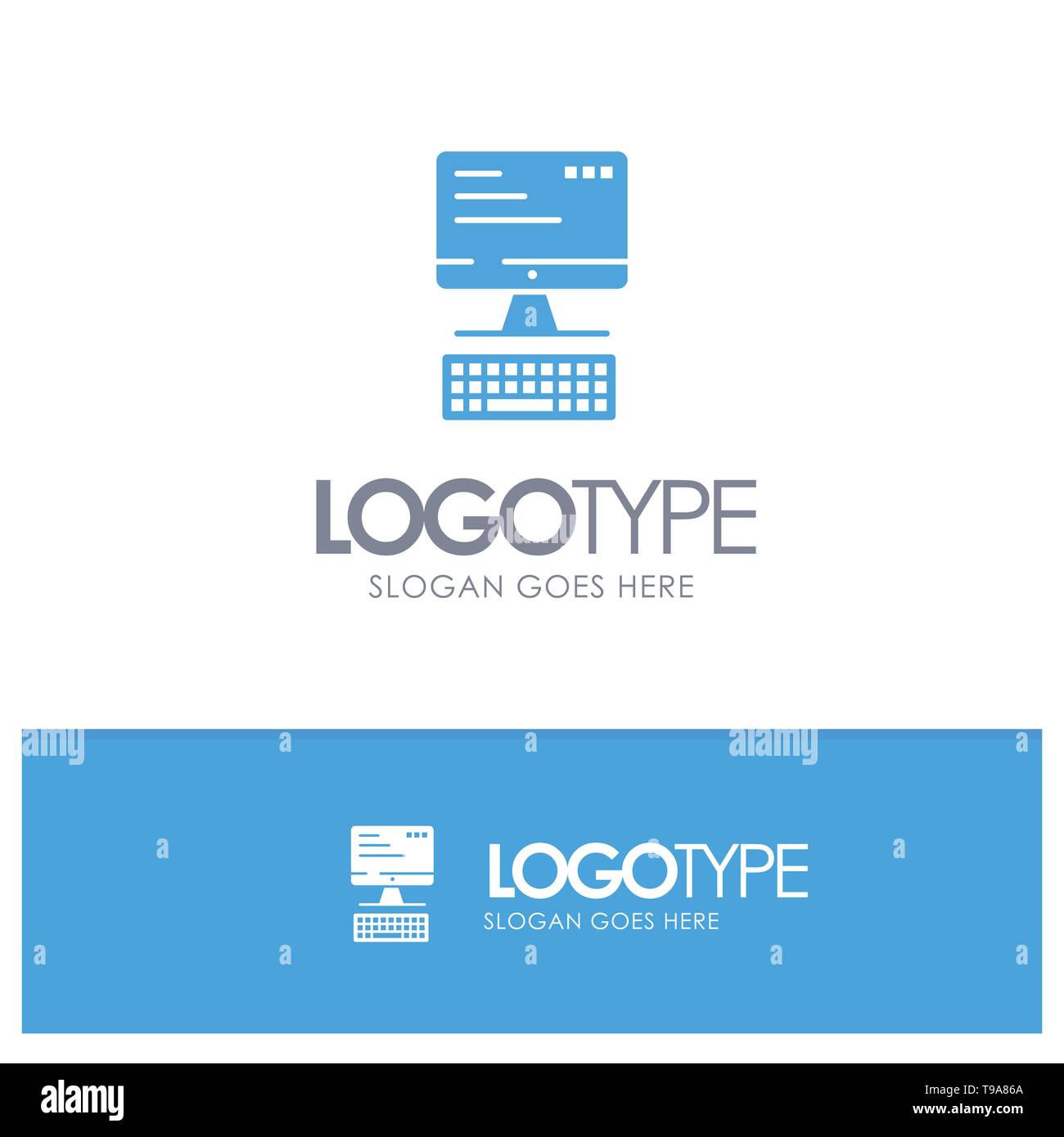 Computer keyboard mouse symbol logo hi-res stock photography and images ...