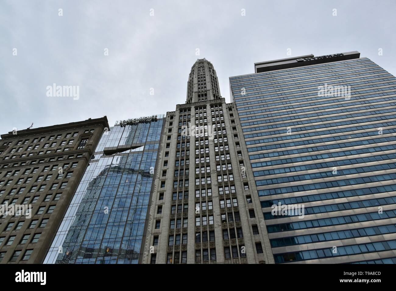 Iconic view of Chicago, Illinois, USA Stock Photo - Alamy