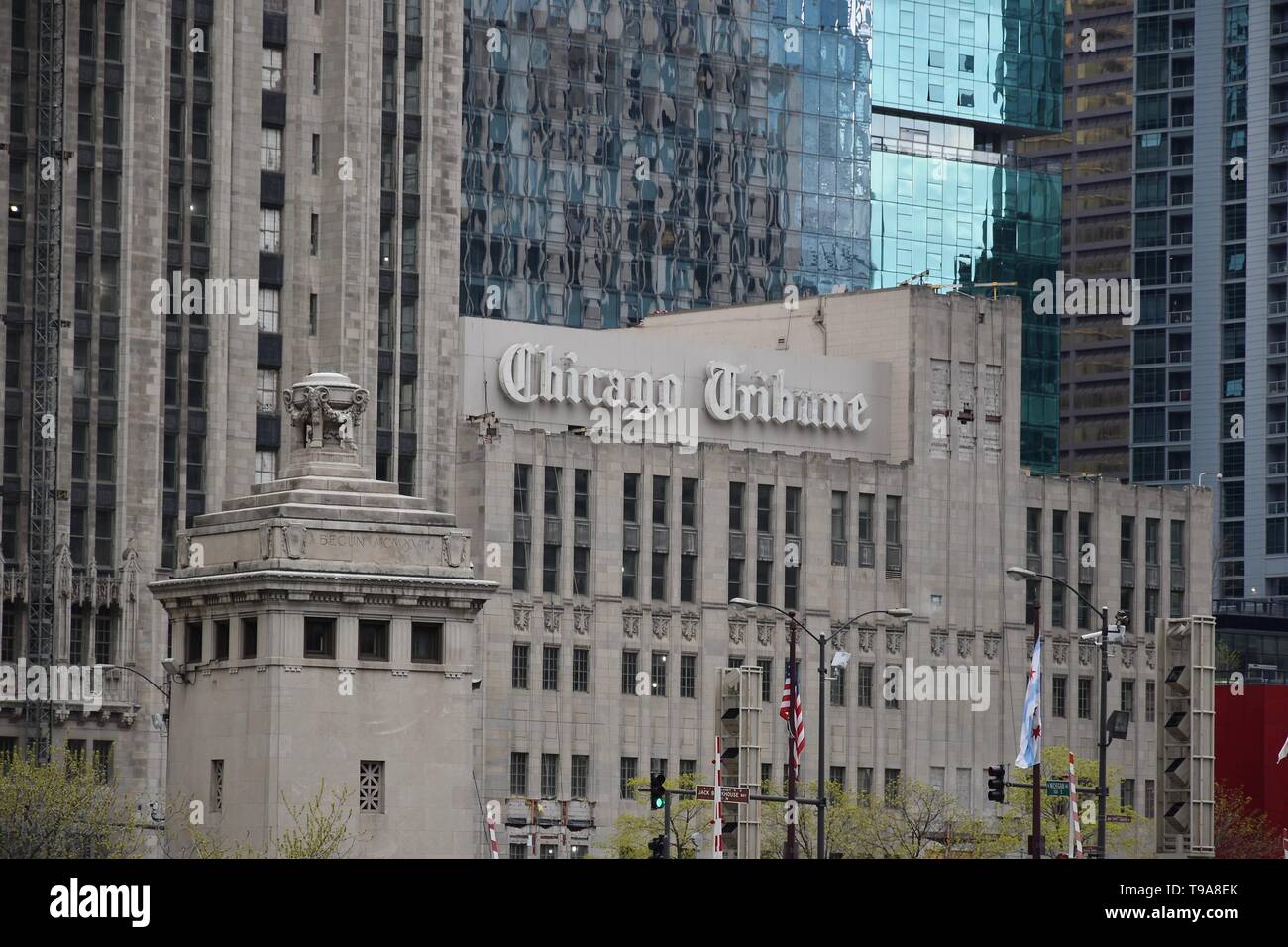 Iconic view of Chicago, Illinois, USA Stock Photo - Alamy