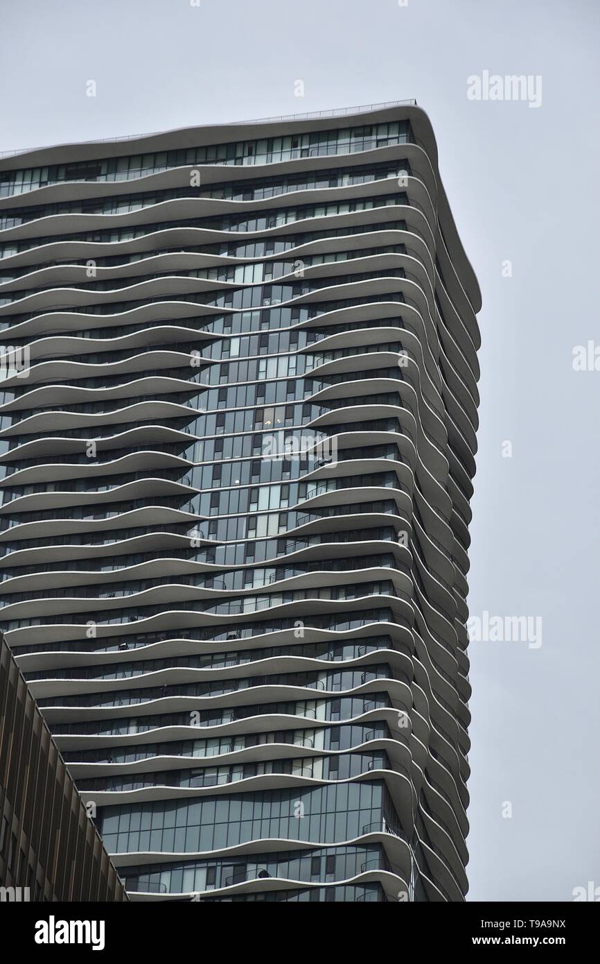 Iconic view of Chicago, Illinois, USA Stock Photo - Alamy