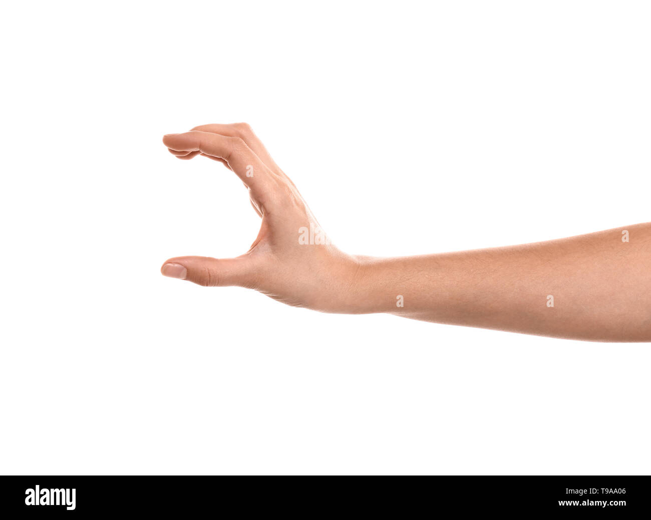 Female hand measuring finger size hi-res stock photography and images ...