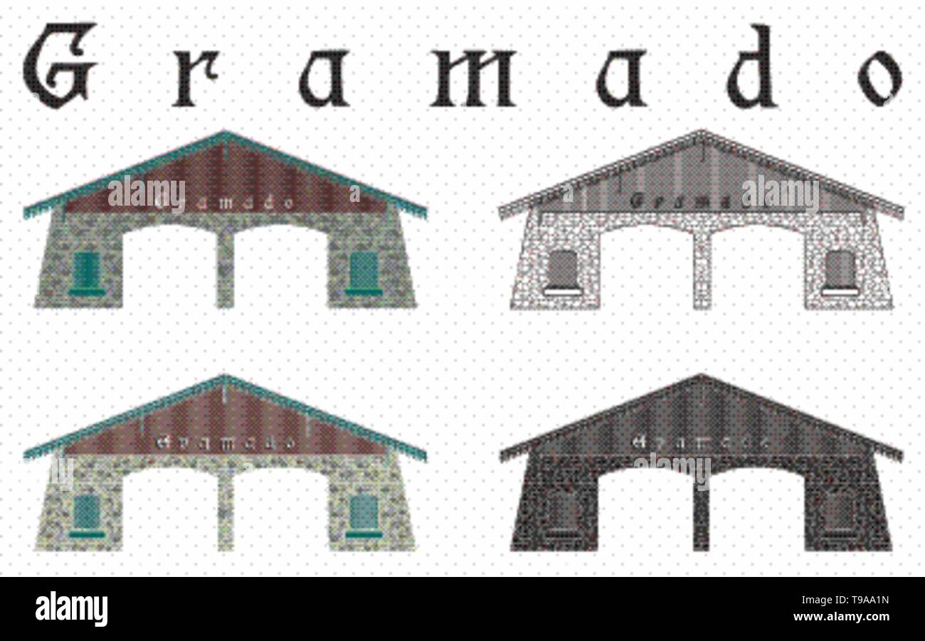 City entrance landmark Stock Vector Images - Alamy