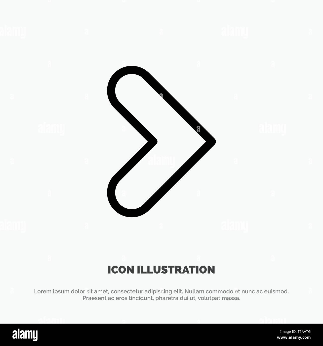 Go forward vector vectors hi-res stock photography and images - Alamy