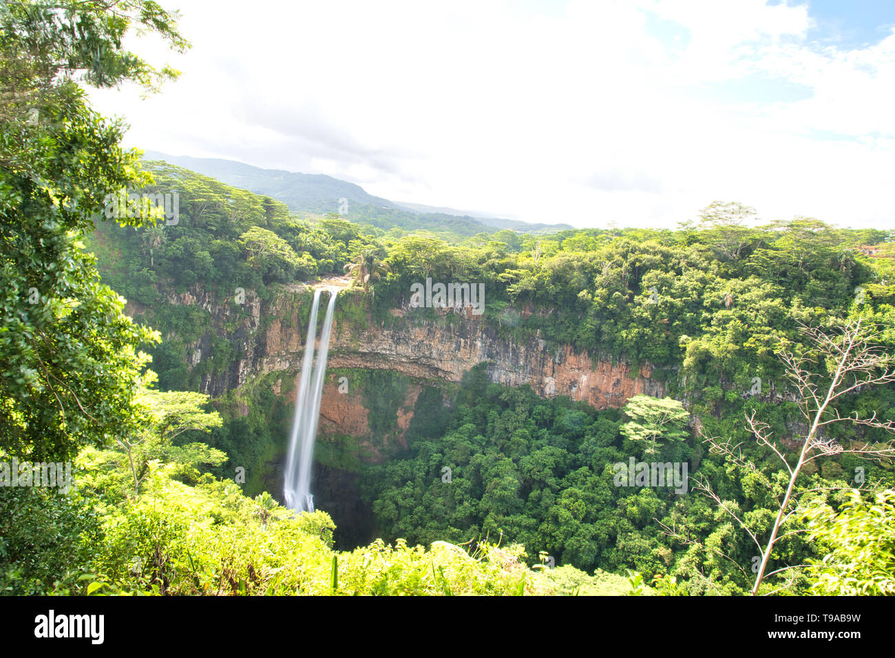 Chamarel Waterfalls - Mauritius Stock Photo - Alamy