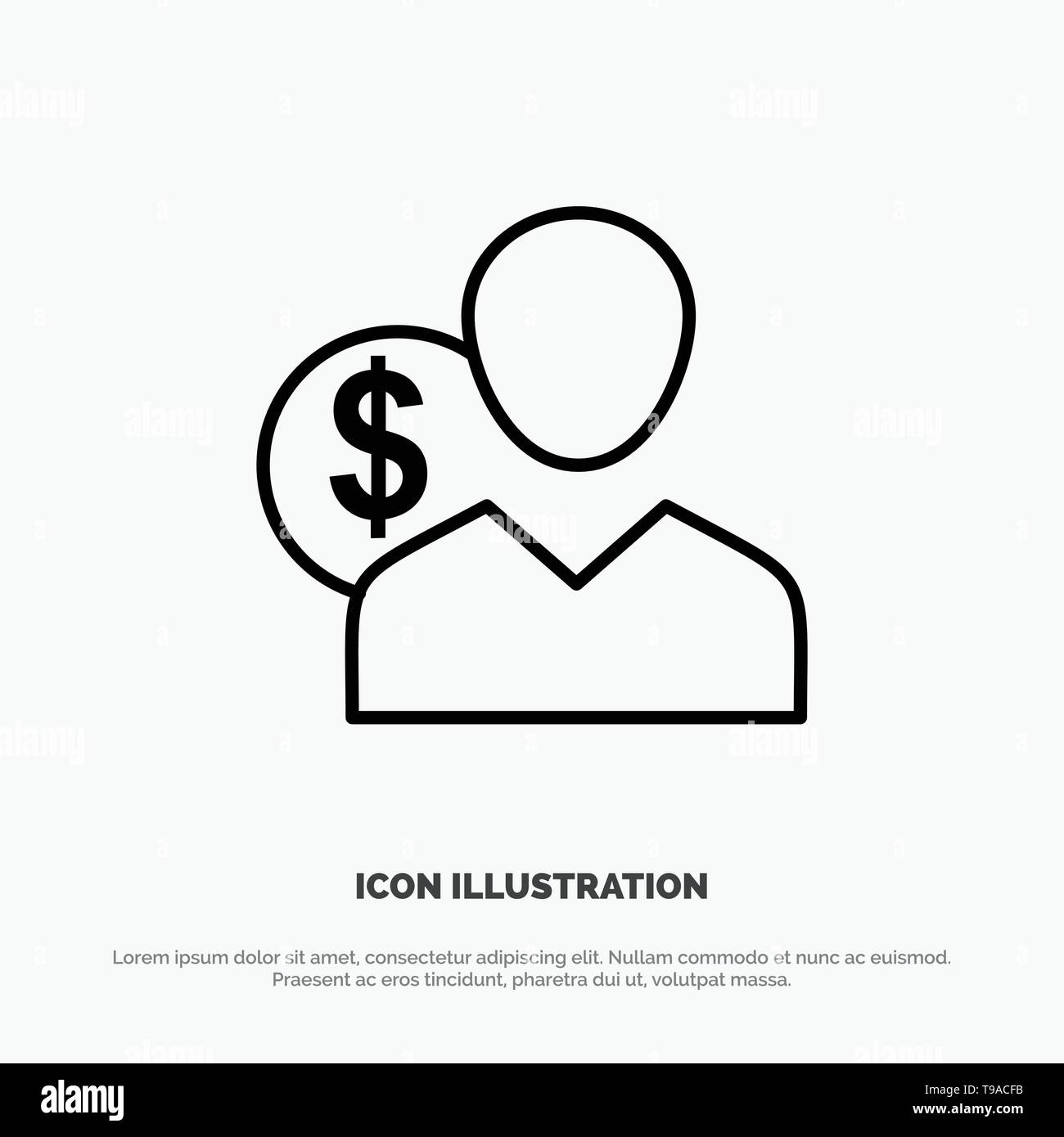 Delegation icon vector vectors hi-res stock photography and images - Alamy