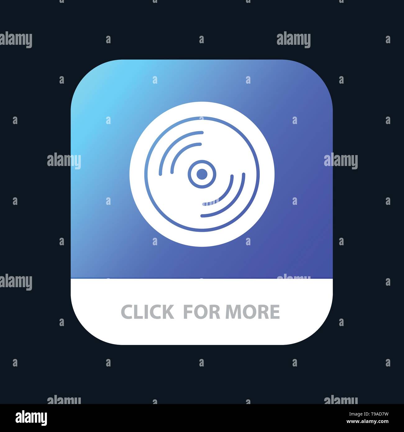 Cd, Dvd, Disk, Education Mobile App Icon Design Stock Vector Image ...