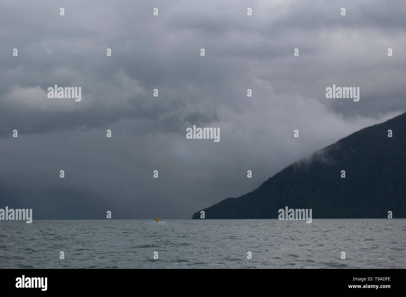 British Columbia, Canada, Salmon fishing at King Salmon Resort, Rivers ...