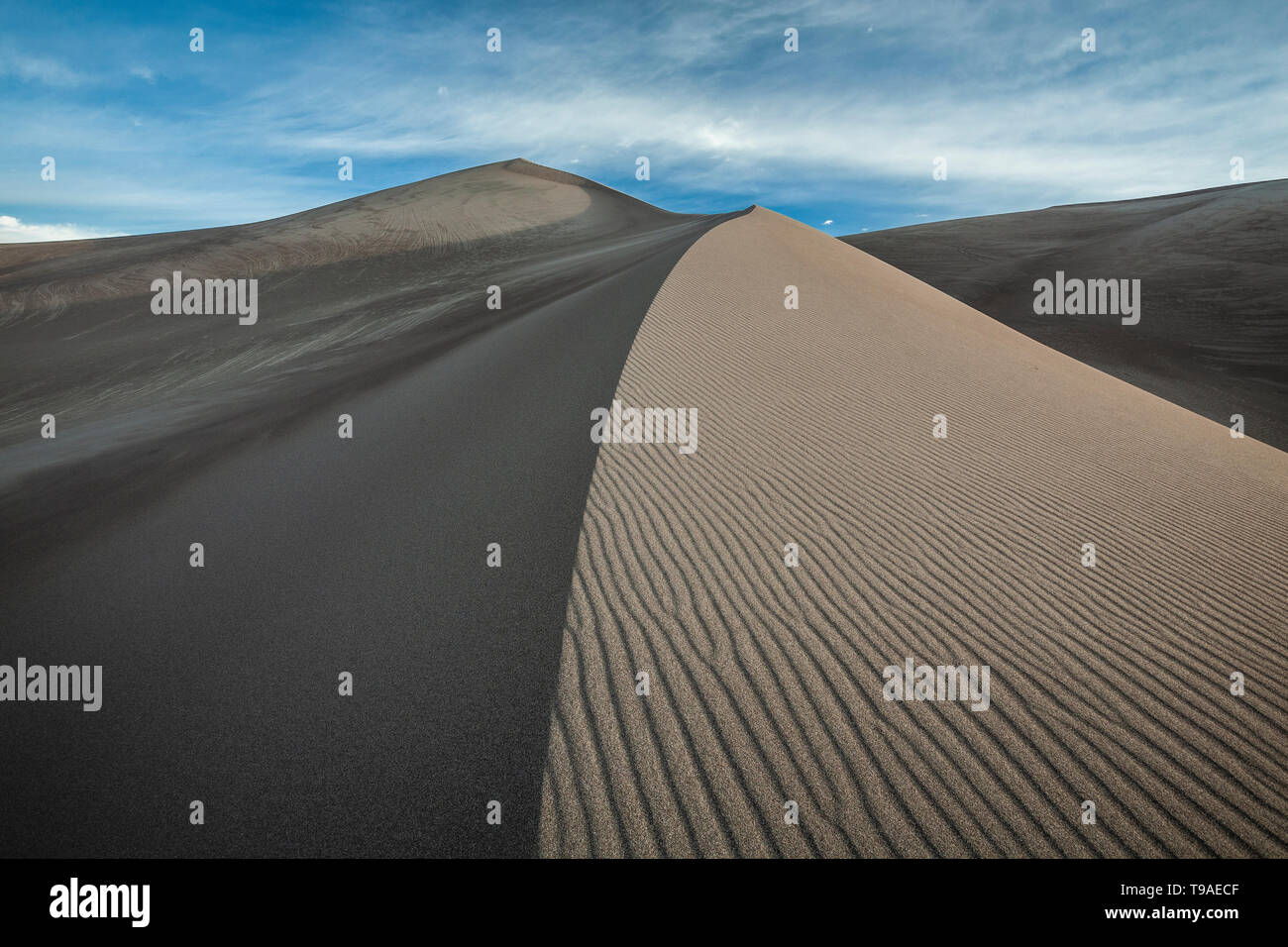 Dunes and ripples, Great Sand Dunes National Park and Preserve ...