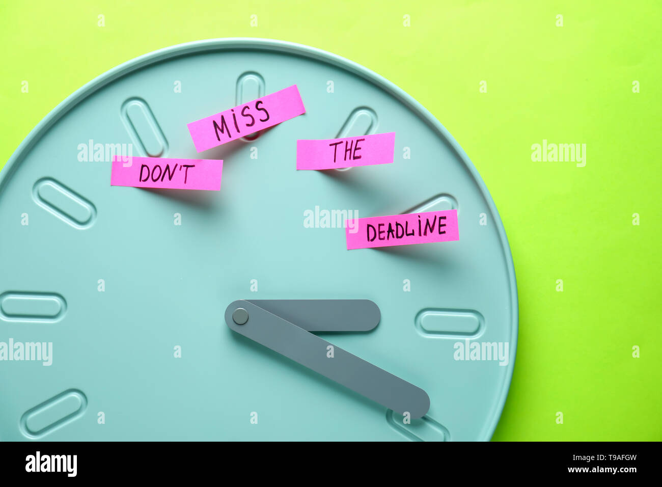 Miss deadline hi-res stock photography and images - Alamy