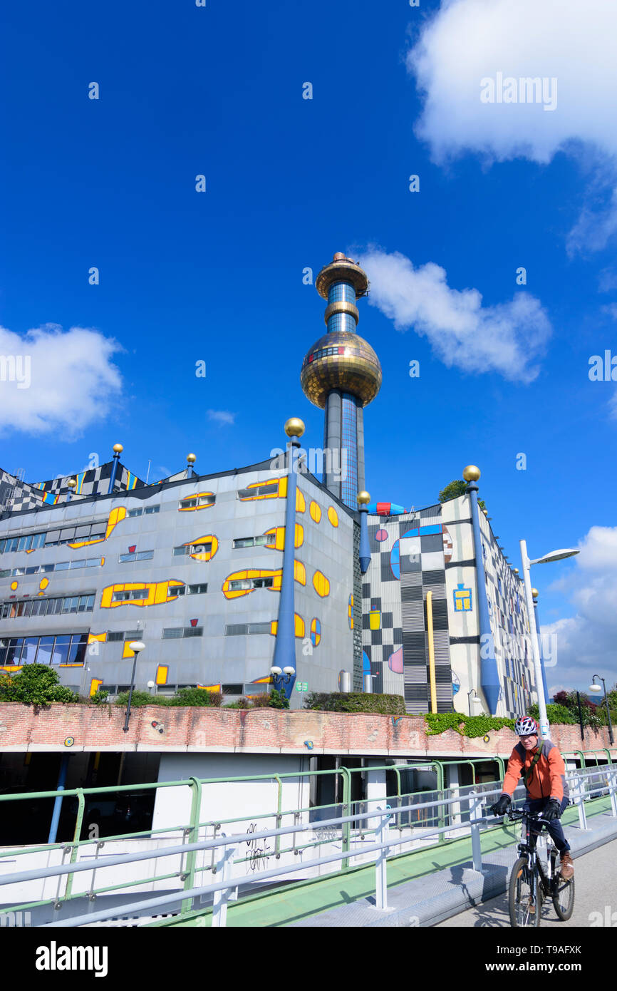 Wien, Vienna: Waste incineration plant Spittelau, architect ...