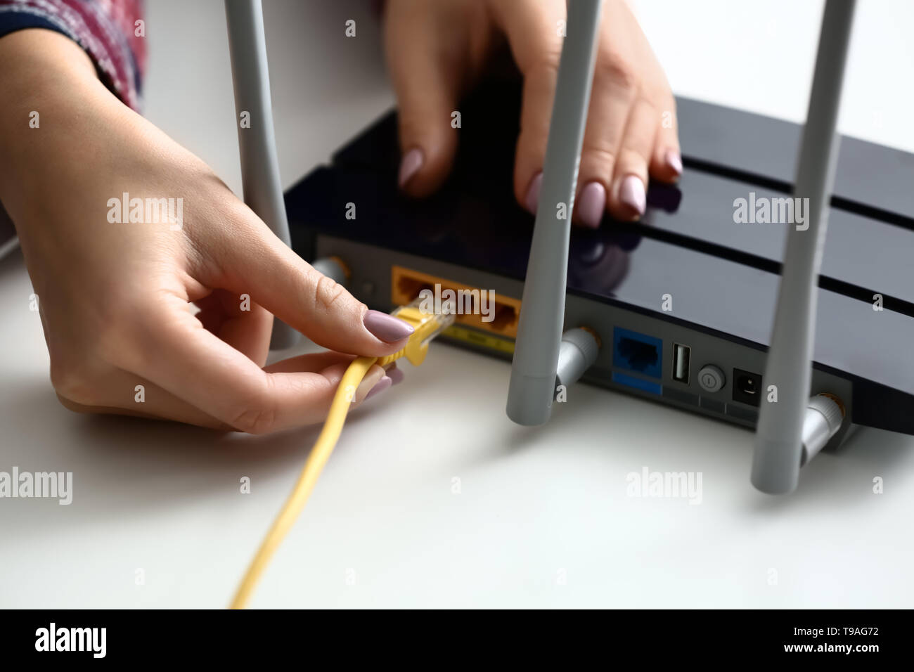 Wire routing hi-res stock photography and images - Alamy
