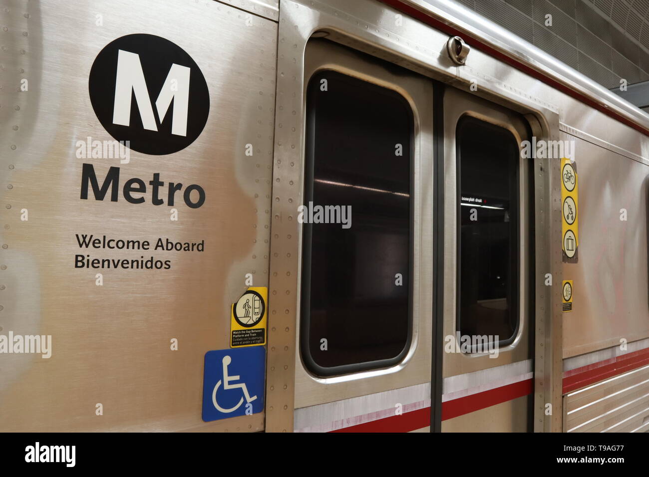 view of Los Angeles Metro Rail - Public Transport of Los Angeles County ...