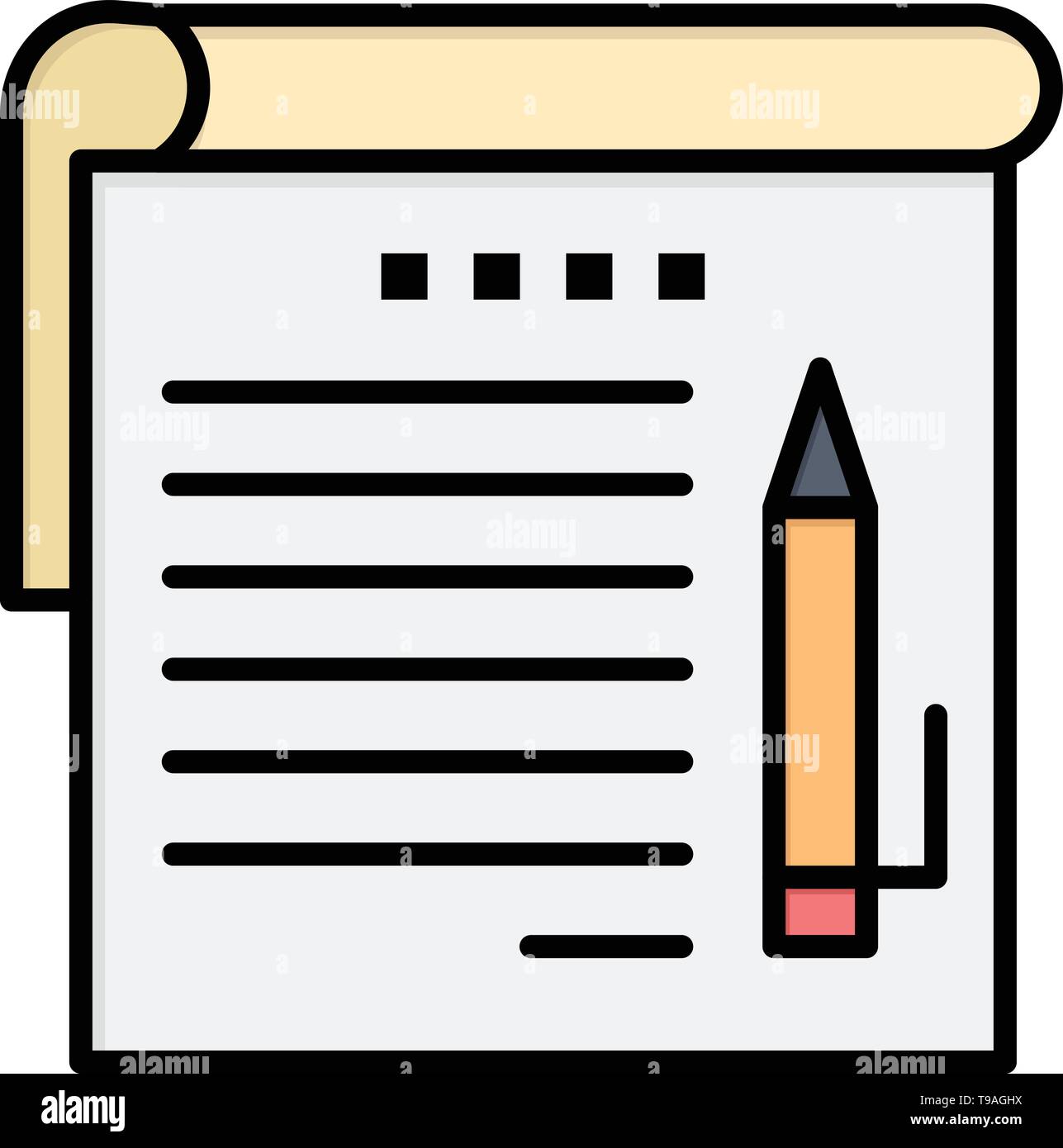 Teacher student classroom note board Stock Vector Images - Alamy