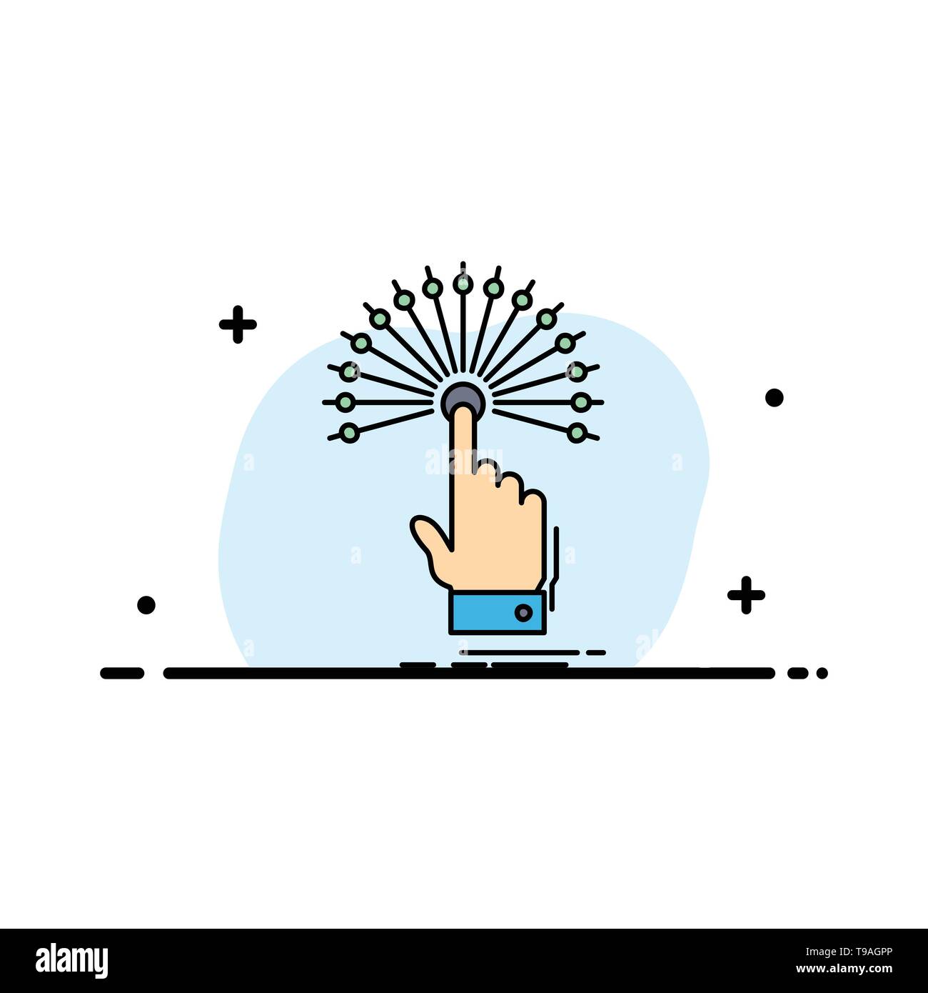 Reach your destination Stock Vector Images - Alamy