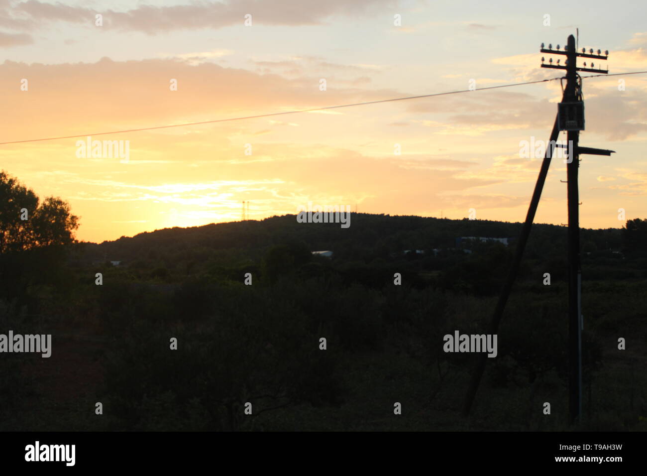 sunset Stari Grad Stock Photo - Alamy