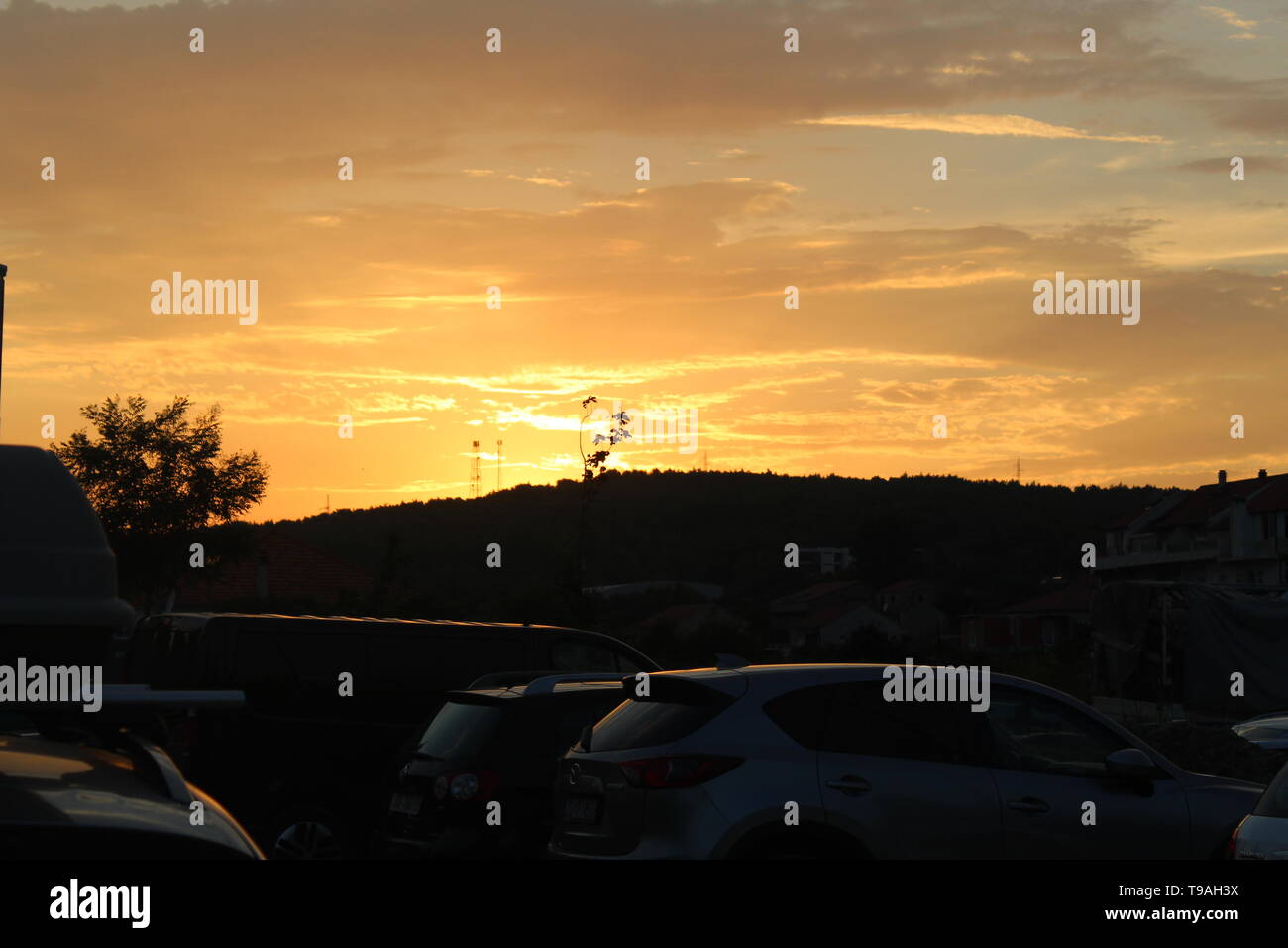 sunset Stari Grad Stock Photo - Alamy