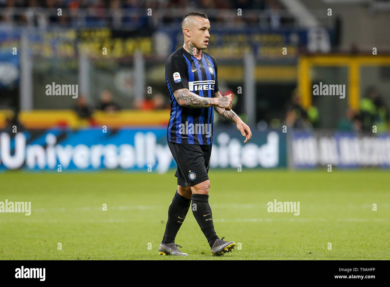 Milan, Italy. 27 April 2019. Campionato Italiano Serie A. Inter vs ...