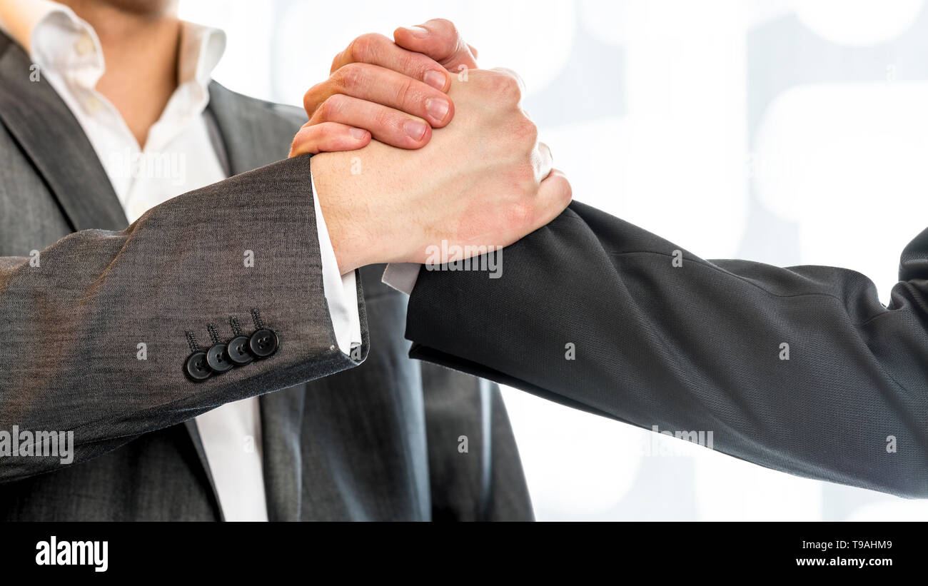 Strong grip handshake hi-res stock photography and images - Alamy