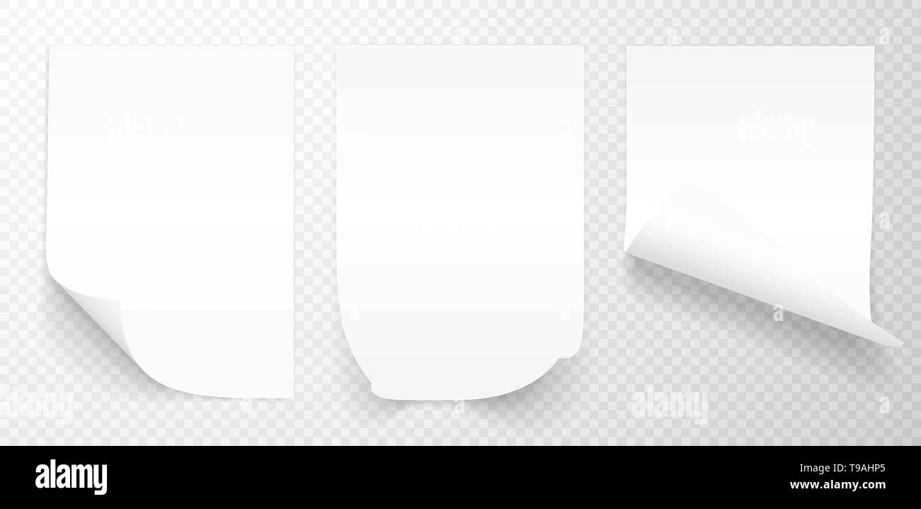 Blank A4 sheet of white paper with shadow, template for your design ...