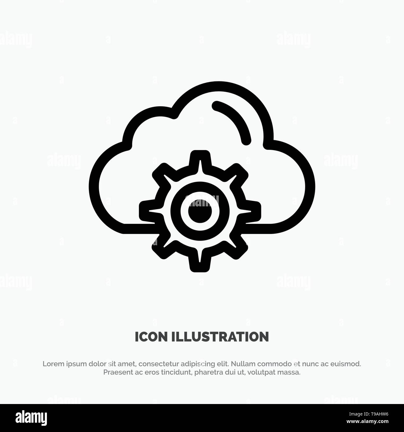 Communication file gear cloud hi-res stock photography and images - Alamy