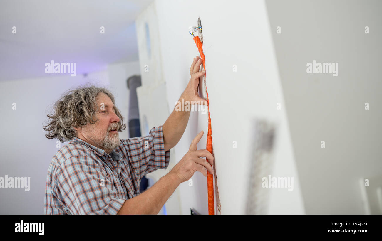 Wiring conduit hi-res stock photography and images - Alamy