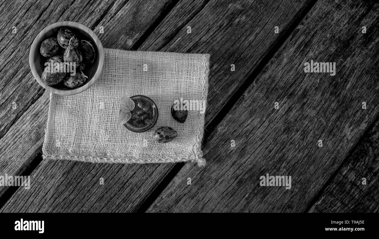 Still life fresh home Black and White Stock Photos & Images - Alamy