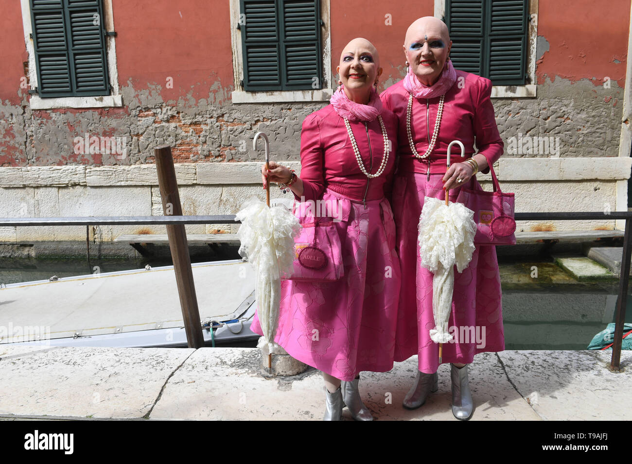 Venedig, Italy. 11th May, 2019. The artist couple Eva & Adele from ...