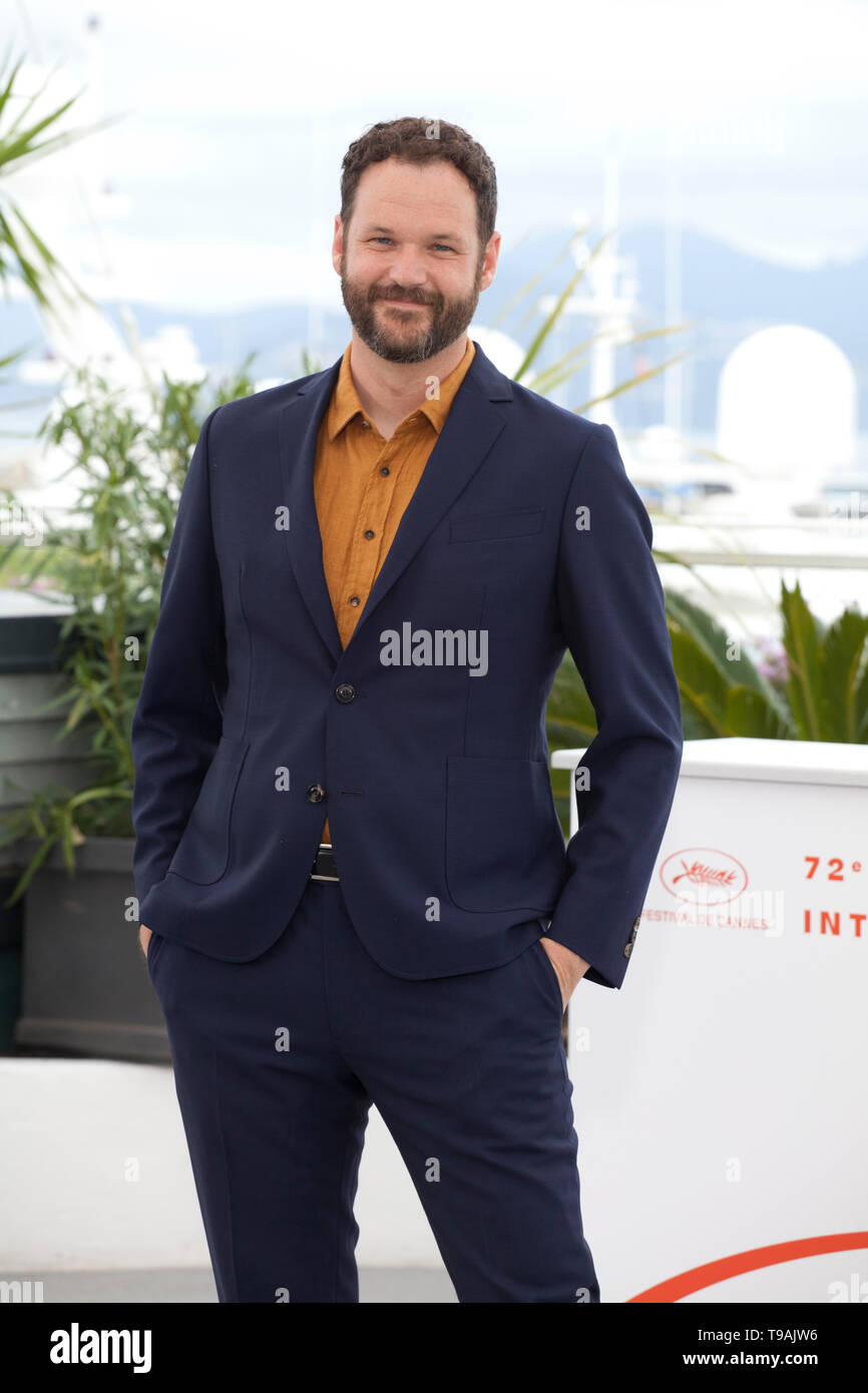Cannes, France. 17th May 2019. Kyle Marvin at The Climb film photo call ...
